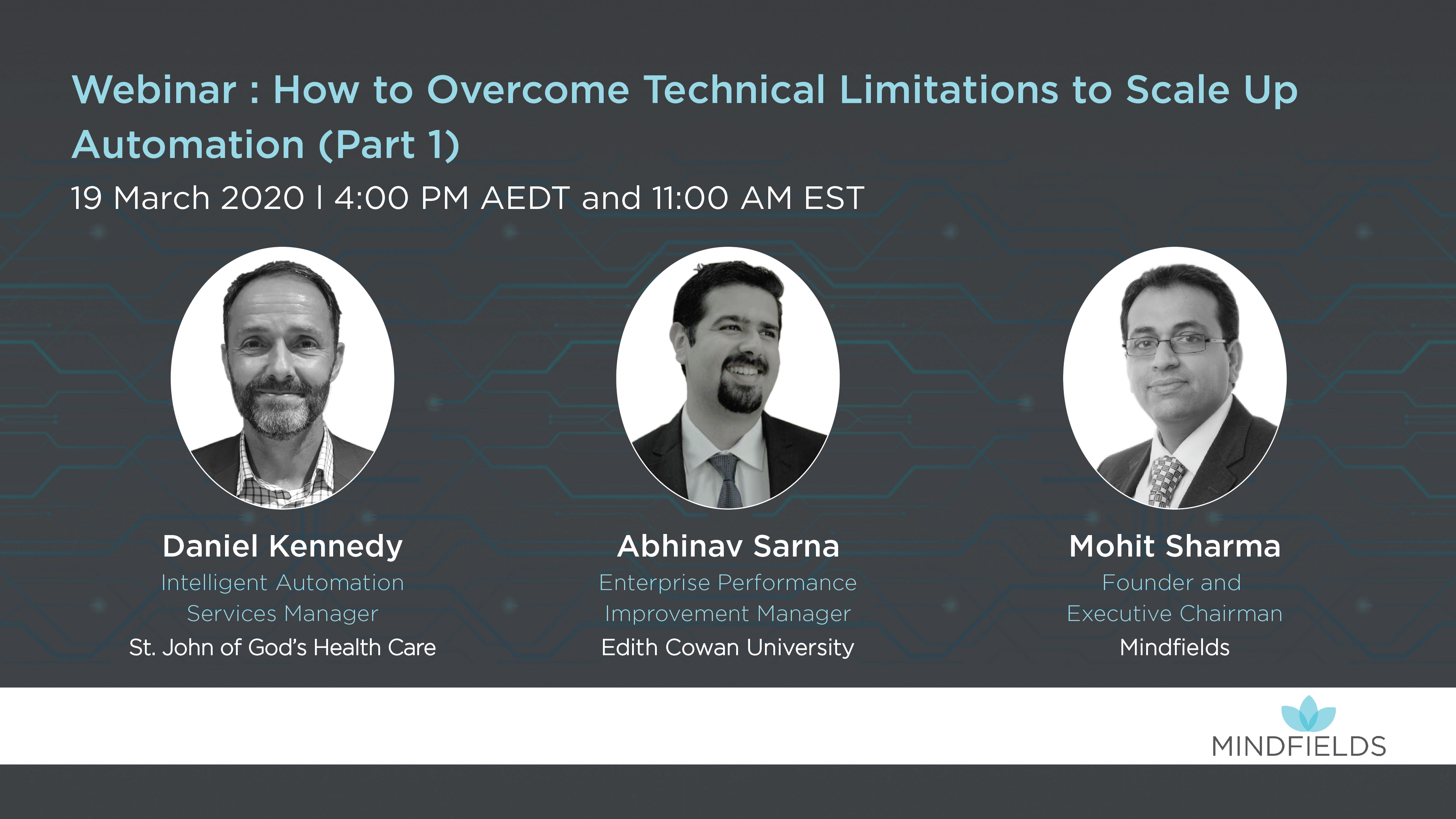 Webinar | TECHNICAL LIMITATIONS TO SCALE UP AUTOMATION