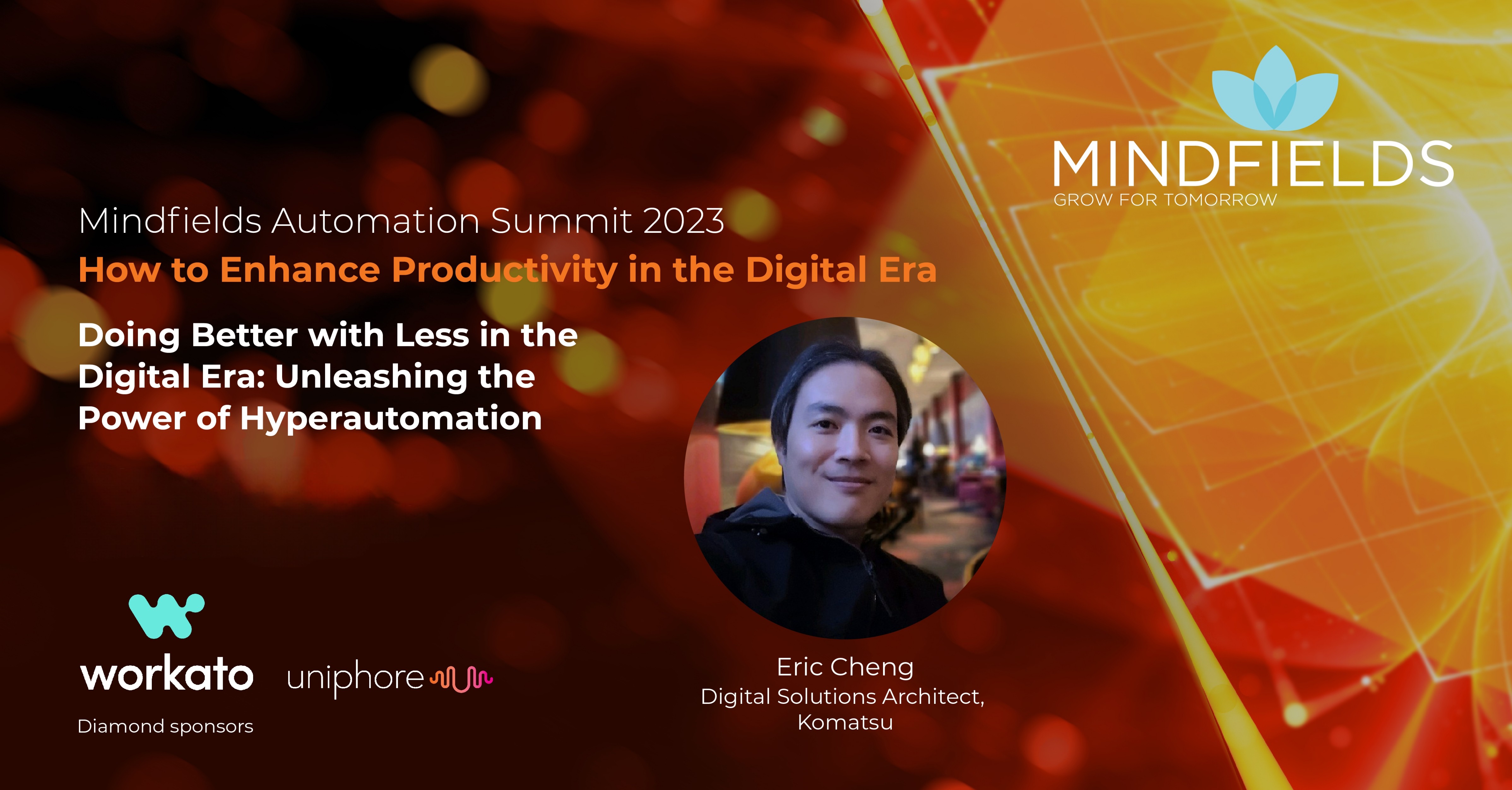 MAS 2023 - Presentation by Eric Cheng, Komatsu